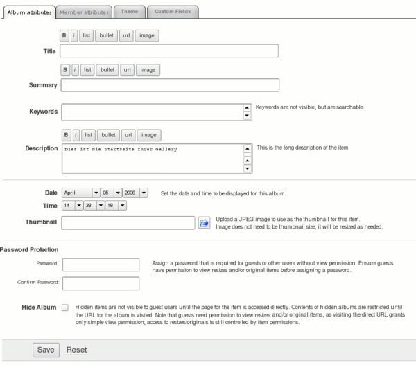 Gallery2:Usability Issues:Inspections - Gallery Codex